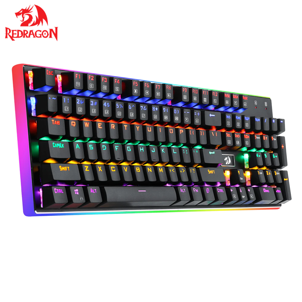 Redragon K577R Kali Mechanical Gaming Keyboard Rainbow Backlit With ...