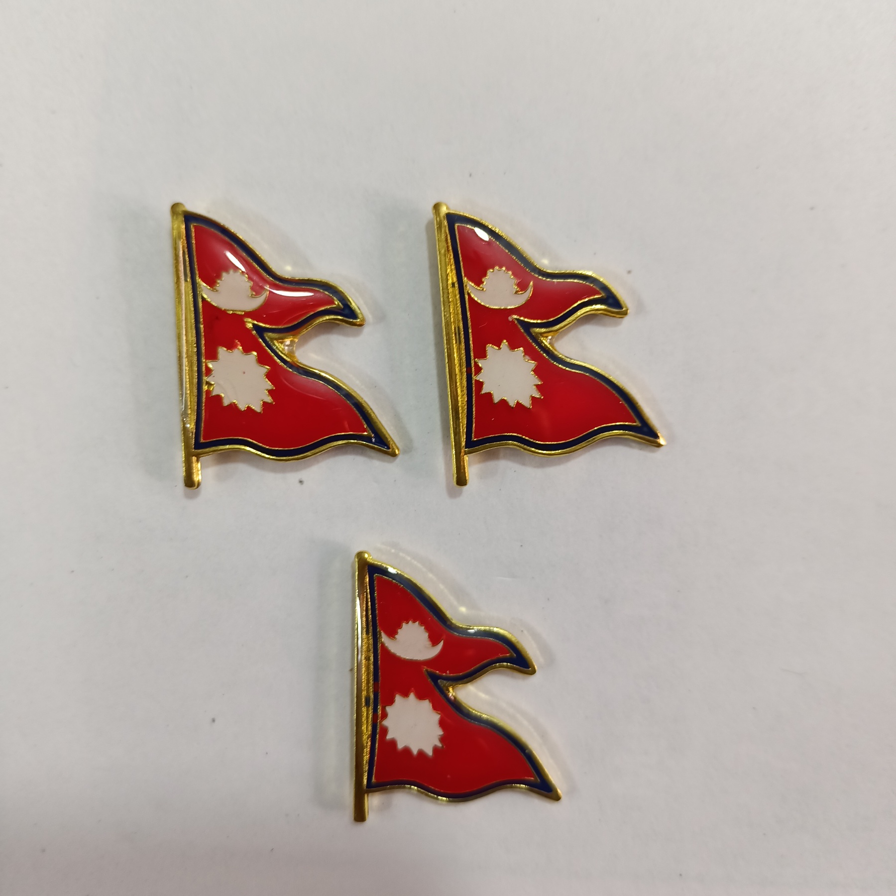 Nepali Flag Badge Coat Badge Set of 3 | Daraz.com.np