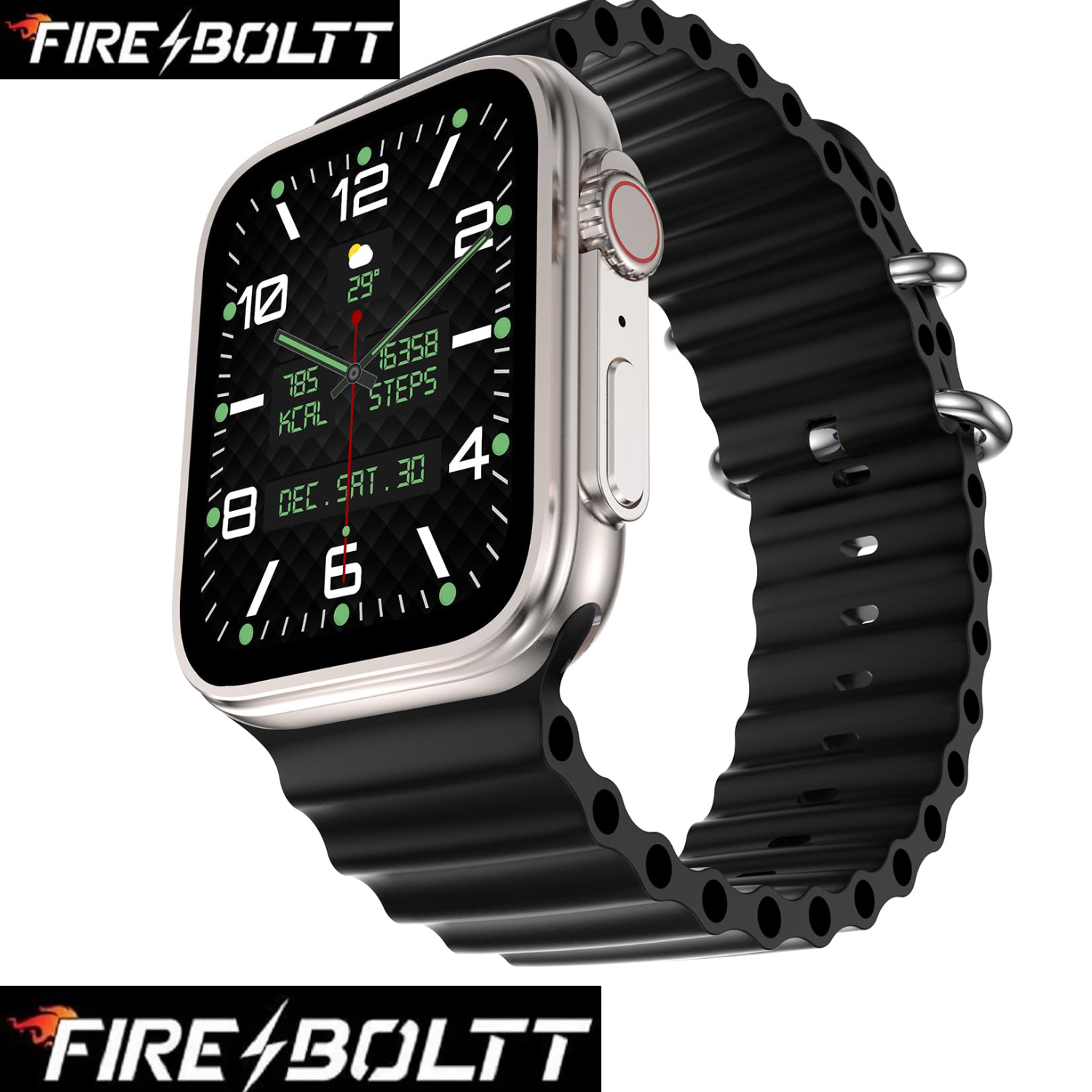Fire-Boltt Gladiator Pro 1.78" AMOLED Always On Display, 500 NITS ...