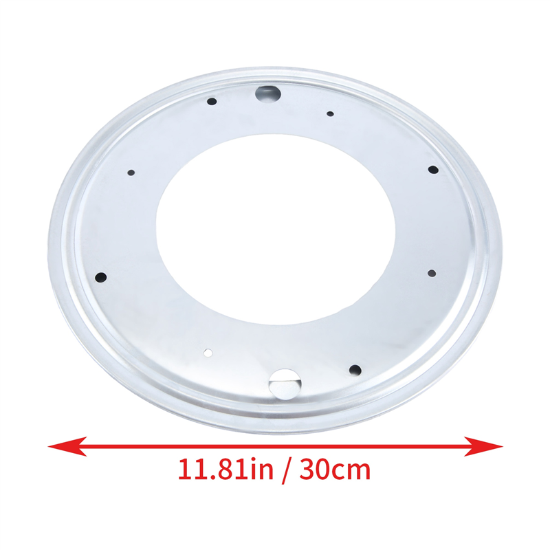 2 Pack Lazy Hardware 12 Inch, 360° Rotating Bearing Plate 5/16Inch ...