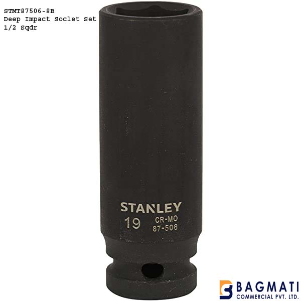 STMT87506-8 Deep Impact Socket SEt 1/2 Sqdr (19mm) stanley | Daraz.com.np