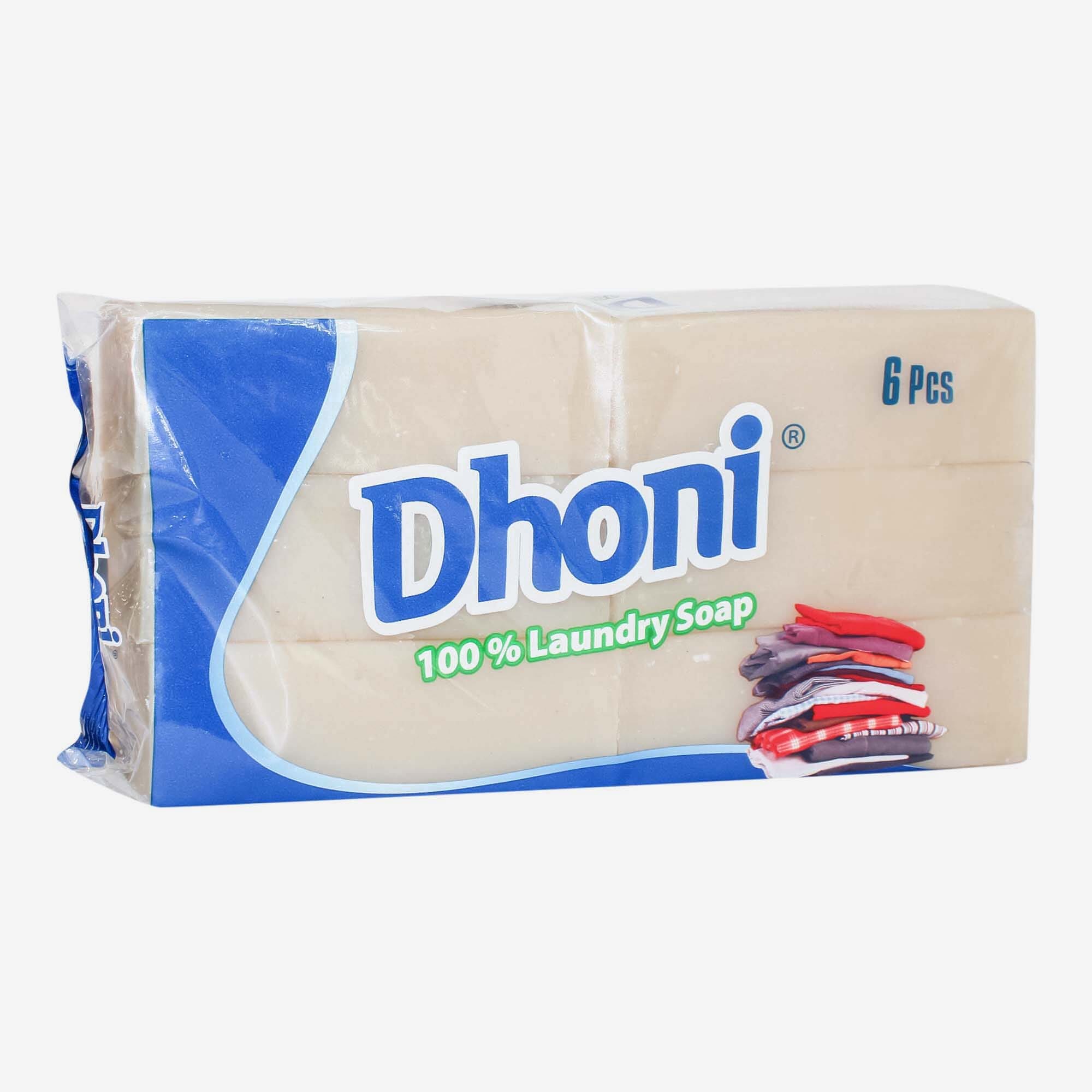 Dhoni 100% Laundry Soap (Pack of 6*250 Gm) | Daraz.com.np