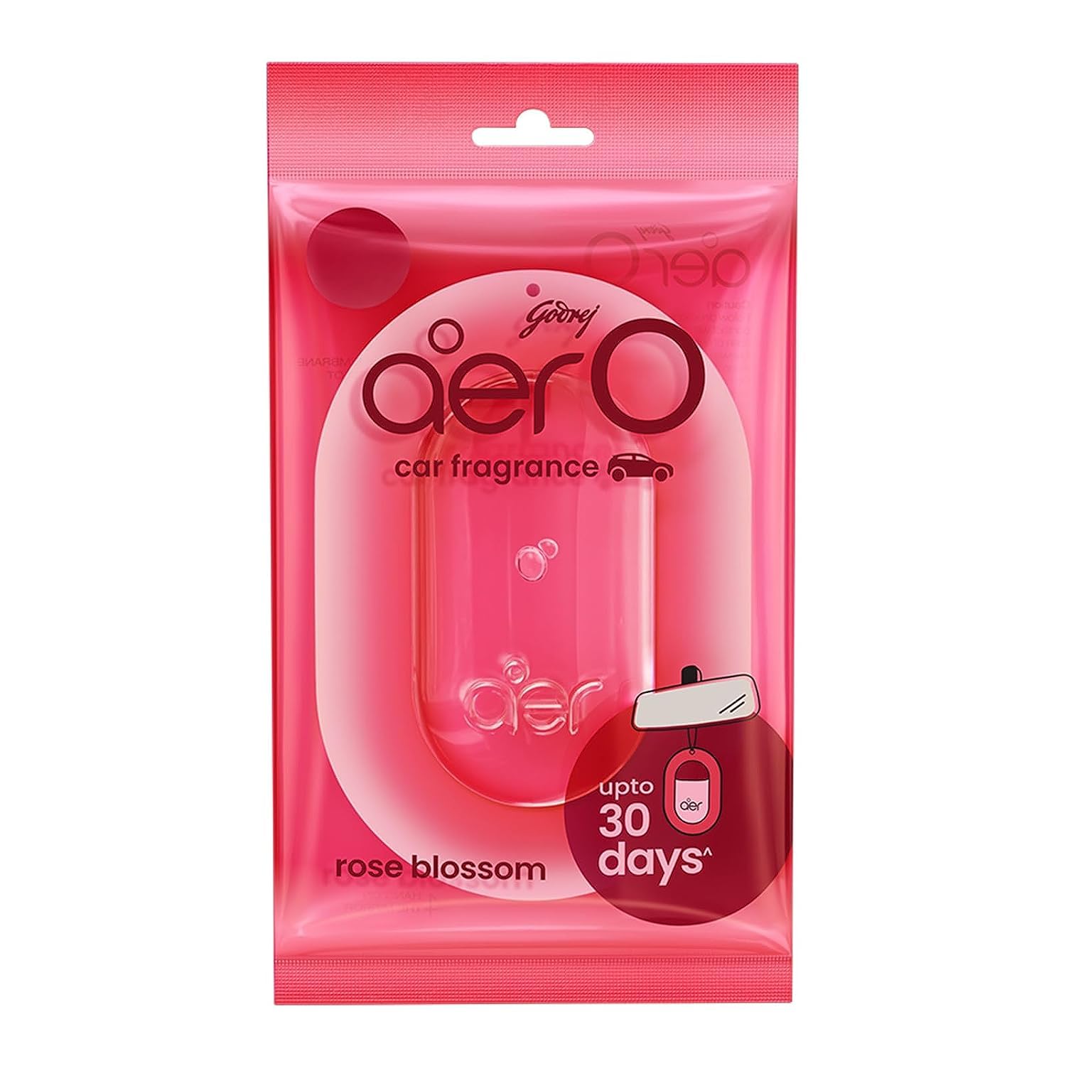 Godrej Aer O | Pack Of 2 pc | Rose Blossom Flavor Hanging Car Air ...