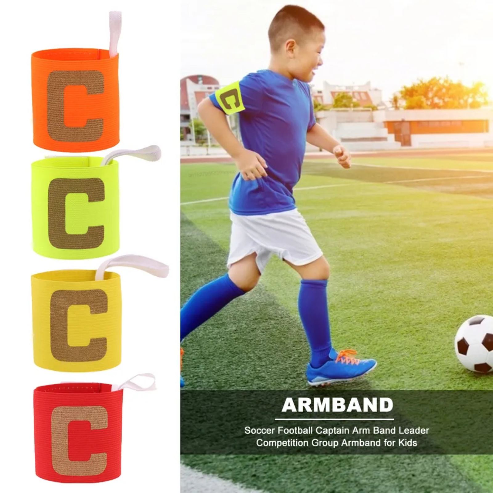 1Pcs Armband Skillful Manufacture Kids Child Elastic Soccer Football ...