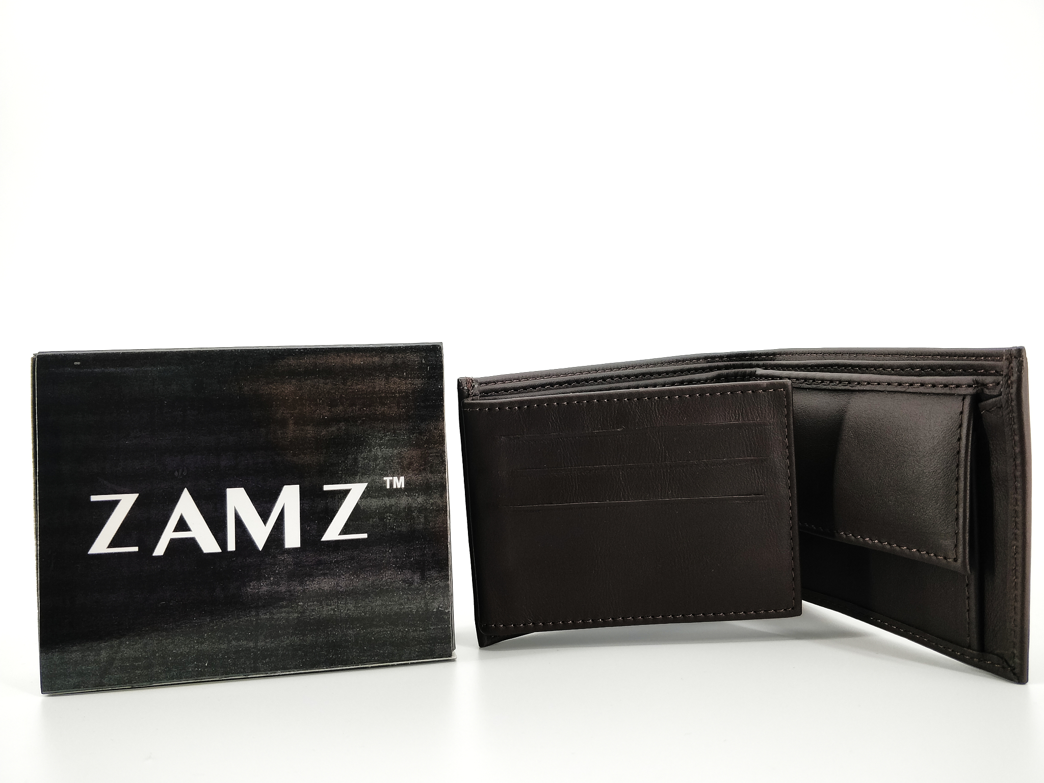 Zamz Genuine 100% Leather Slim Wallet For Men