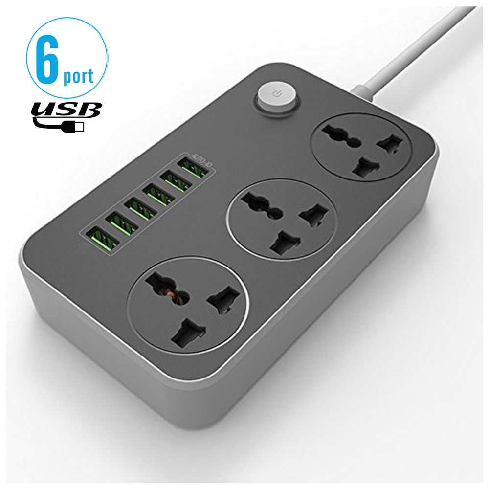 Lucky Hawk USB Port Auto Max 3.4A + 3 Anti-Static Power Socket ...