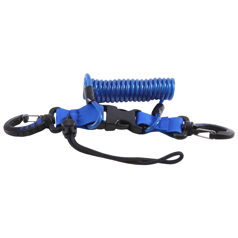 Scuba Diving Lanyard Coil Springs Camera Lanyard Spiral with Ring Dive ...
