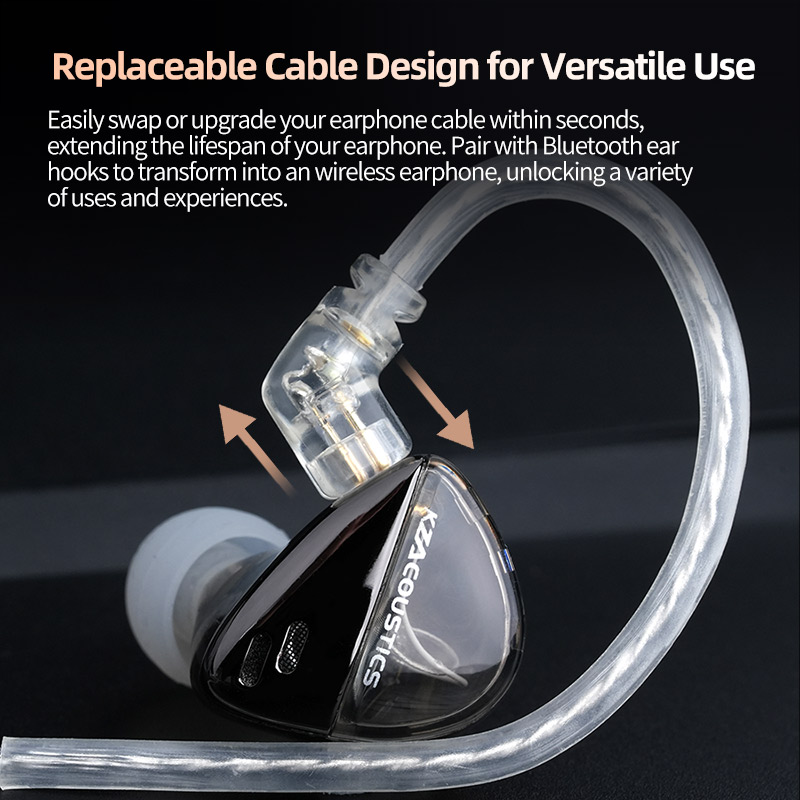 KZ Libra X Ultra-Wide Frequency Dynamic Headset Hifi In Ear Earphone ...
