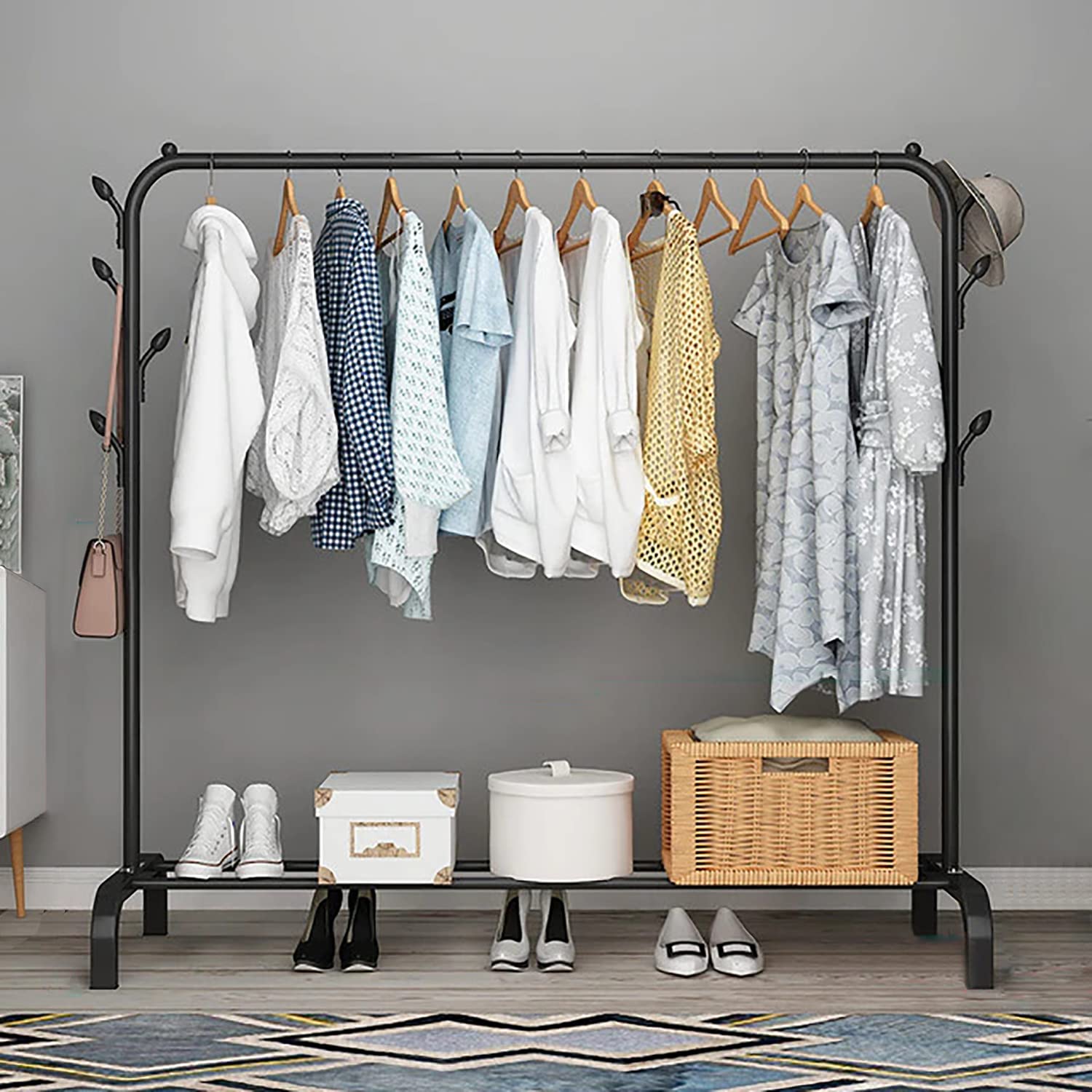 Double Big Stand Hanger Clothes Hanger, Double Rod Drying Rack ...