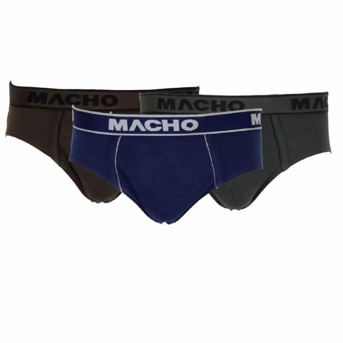 Amul Macho Men's Cotton High-cut Brief Pack of 3 (Multi Color) | Daraz ...