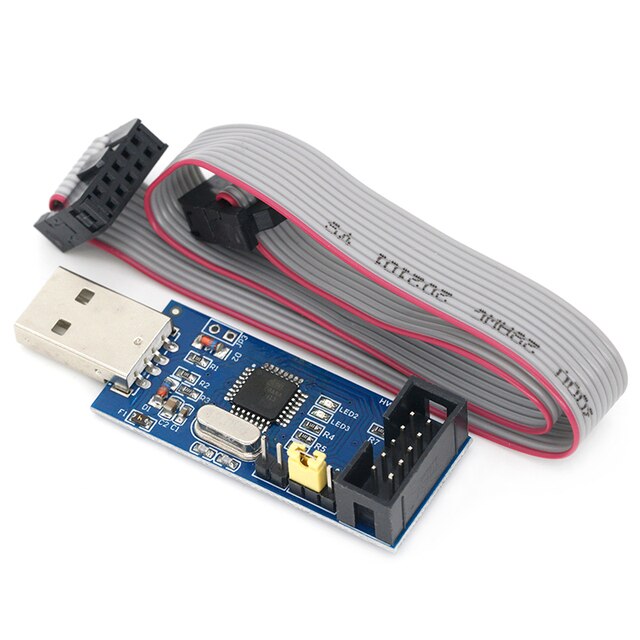 Usbasp Usbisp Avr Programmer Usb Atmega8 Atmega128 Attinycanpwm 10pin Wire Module Np