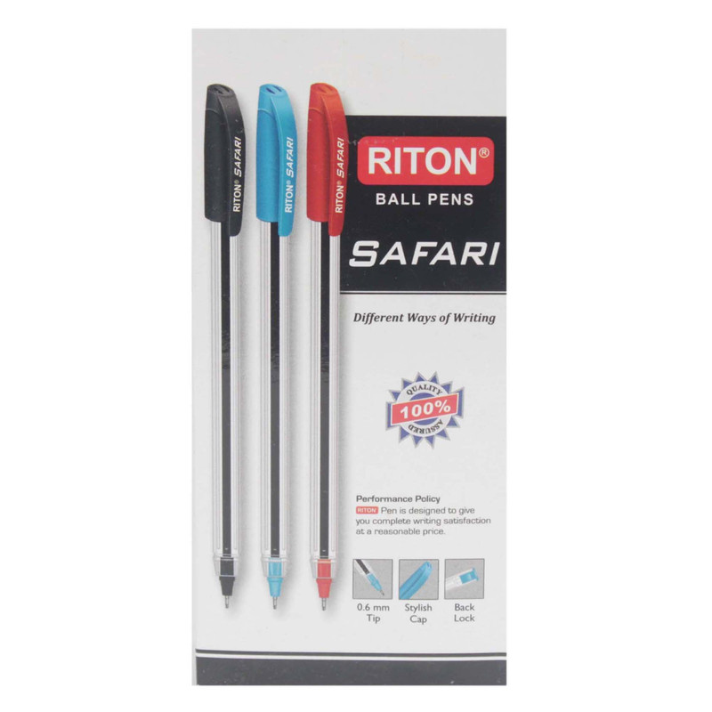 Black Riton Safari Ball Pen Pack of 20 | Daraz.com.np