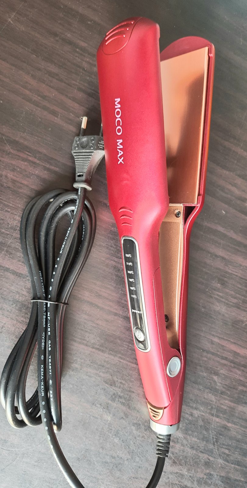 Moco Max ThermoProtect Professional Corn Hair Iron Temperature Display MX-9901 | Daraz.com.np