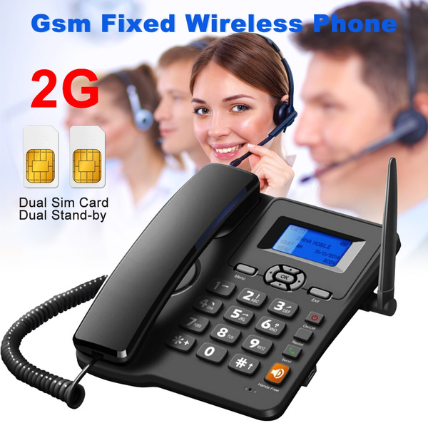 GSM 6588 Wireless Phone Dual Sim Wireless GSM Telephone Set | Daraz.com.np