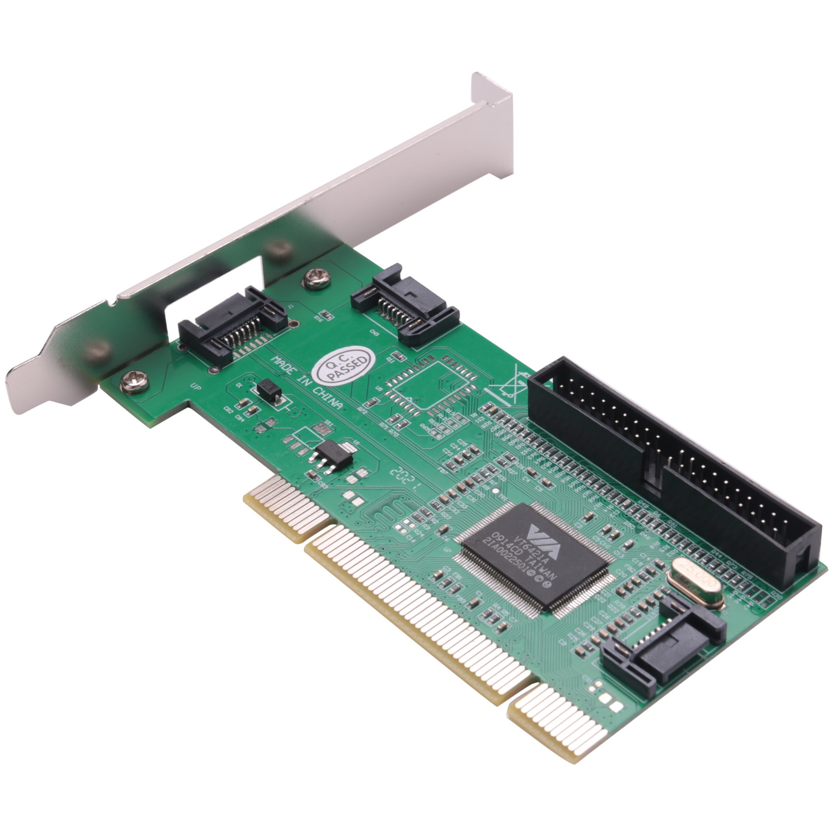 4 Port SATA PCI Expansion Card &IDE VIA VT6421a chipset | Daraz.com.np