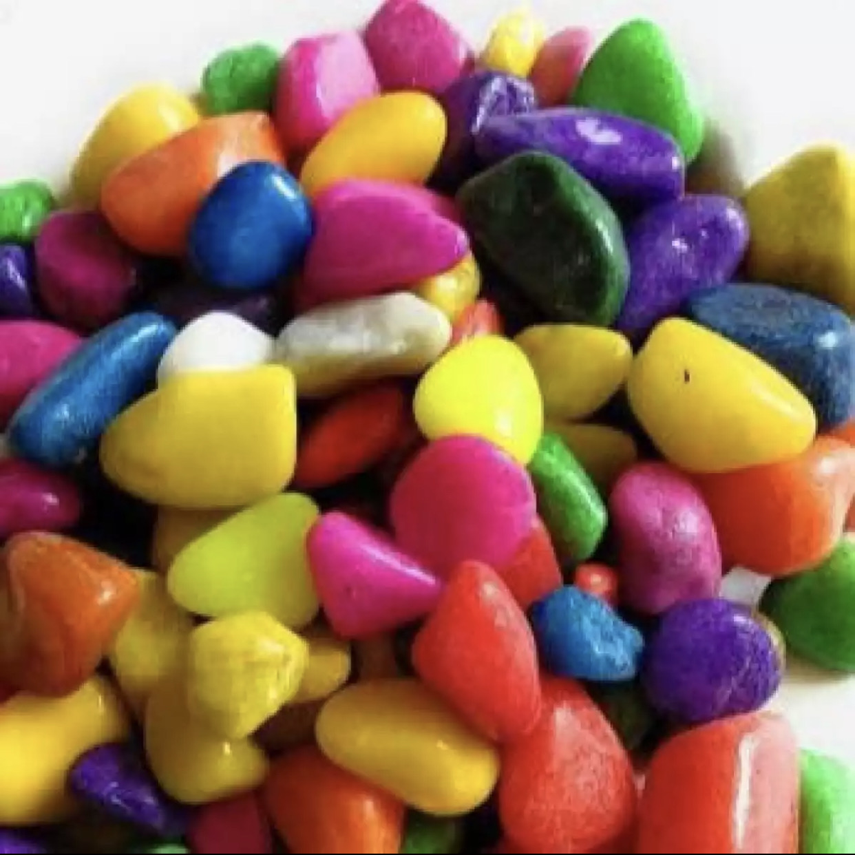 1 Kg Multicolor Stones For Aquarium And Garden Decoration Mixed Colored ...