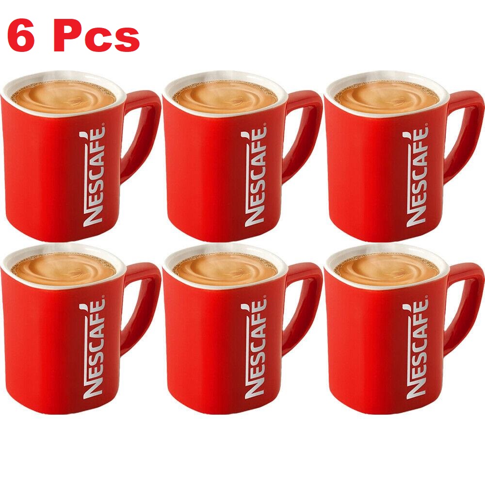 6 Pcs Set Nestle Nescafe Mug Ceramic Coffee 280ml Cup With Logo ...