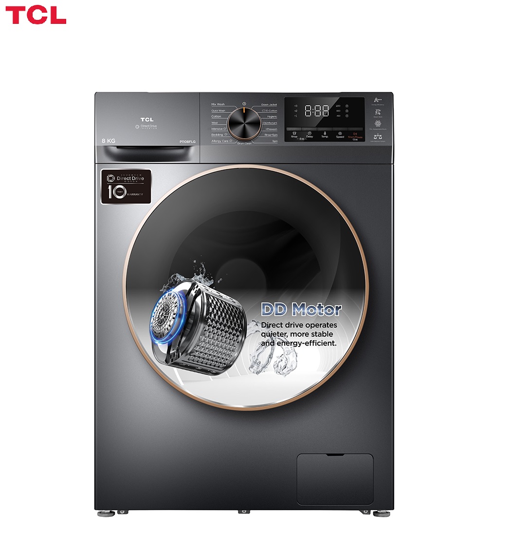 TCL P1108FL 8Kg Front Load Washer With DD Motor | Daraz.com.np TCL P1108FL 8Kg Front Load Washer With DD Motor | Daraz.com.np
