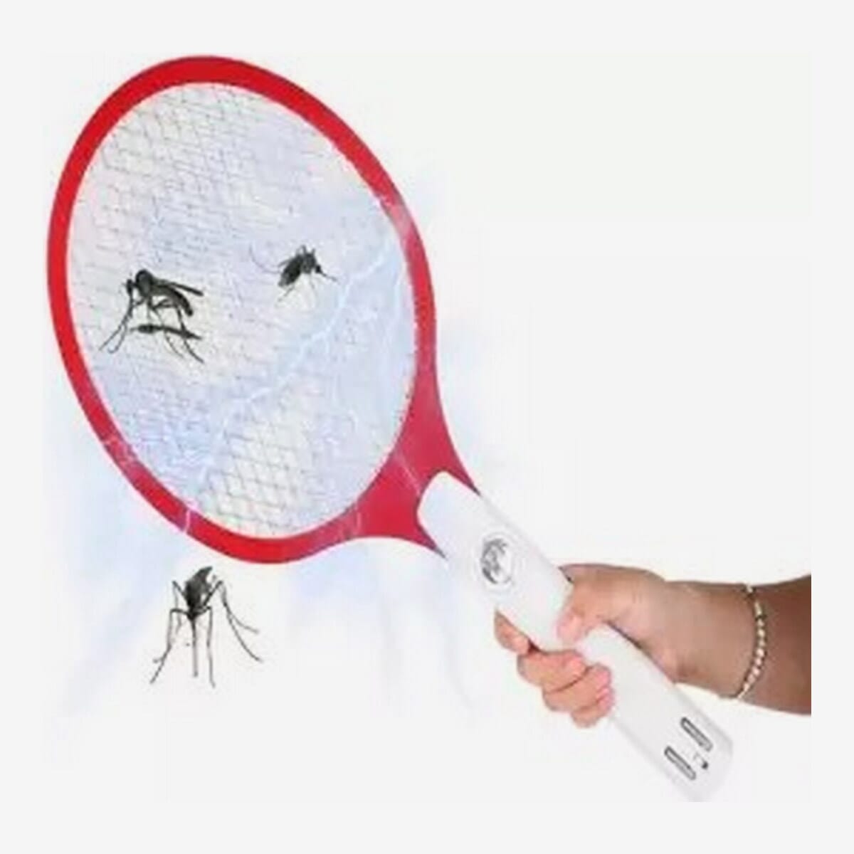 Electric Practical Insect Bug Fly Mosquito Zapper Swatter Killer Racket ...