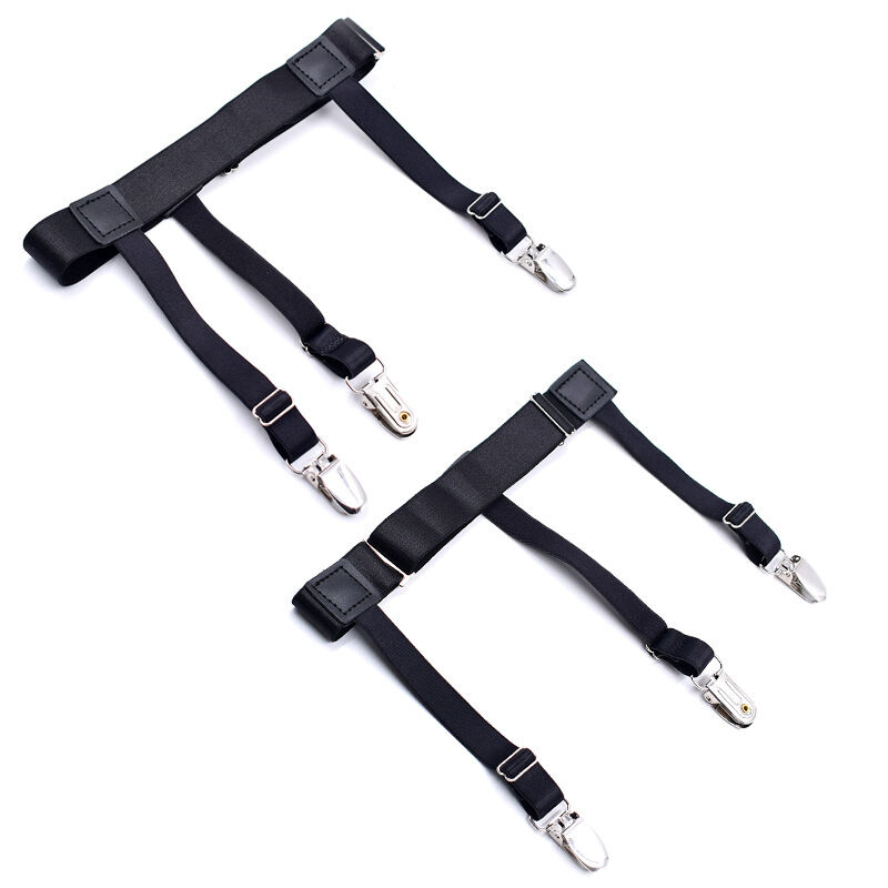 Men's Shirt Stays Adjustable Elastic Shirt Tuckers Garters Shirt ...