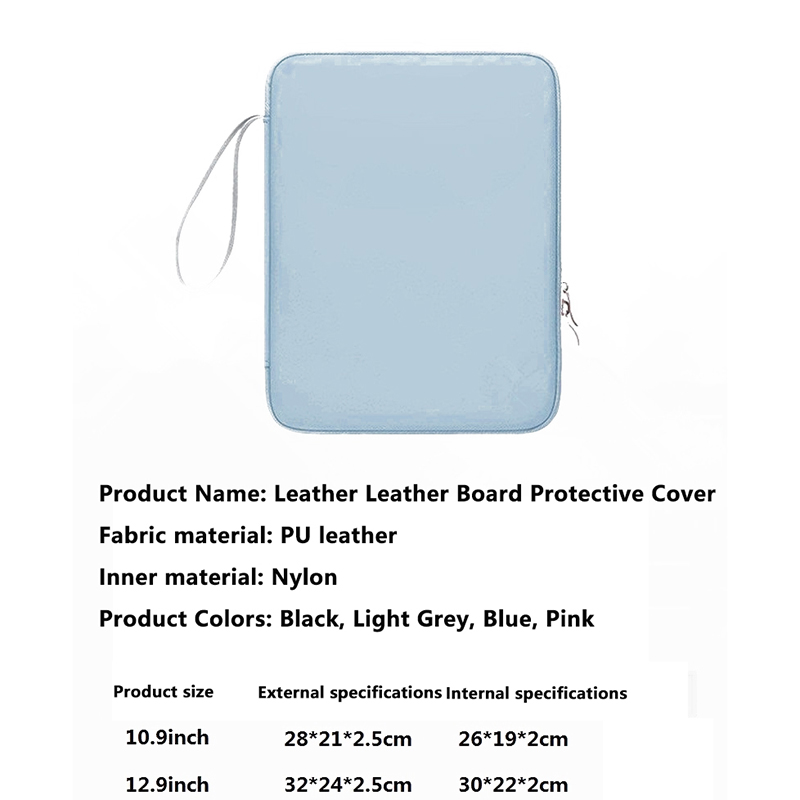 Pu Leather Multifunctional Waterproof Tablet Bag Layered Storage Bag ...