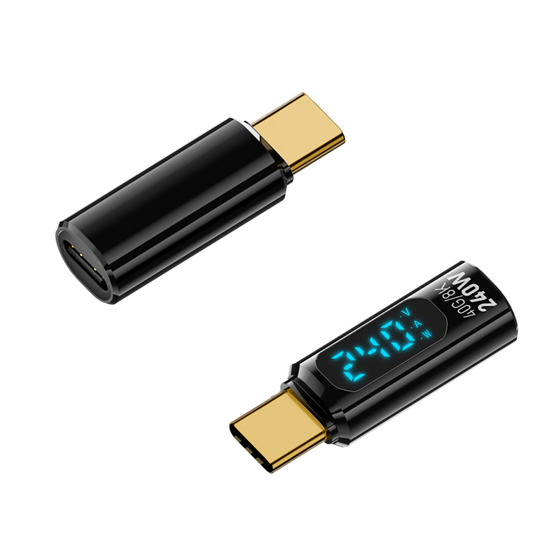 Transparent LED Display PD240W USB4.0 40Gbps Type C To C OTG Adapter 8K@60Hz 5A Fast Charging ...