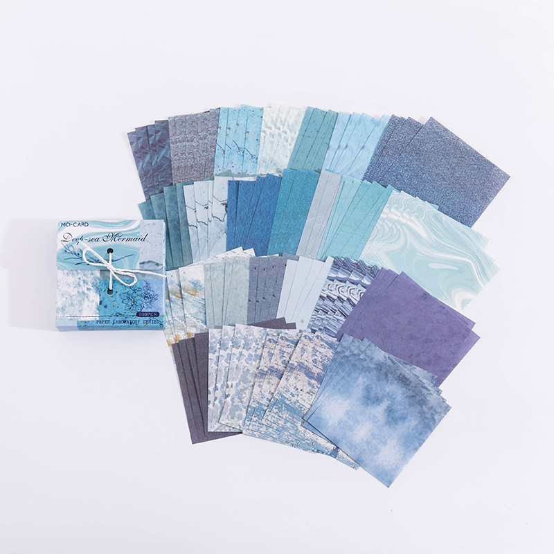 Sweet Journal 100PCS Paper Laboratory Series Memo Pad Boxed Material ...