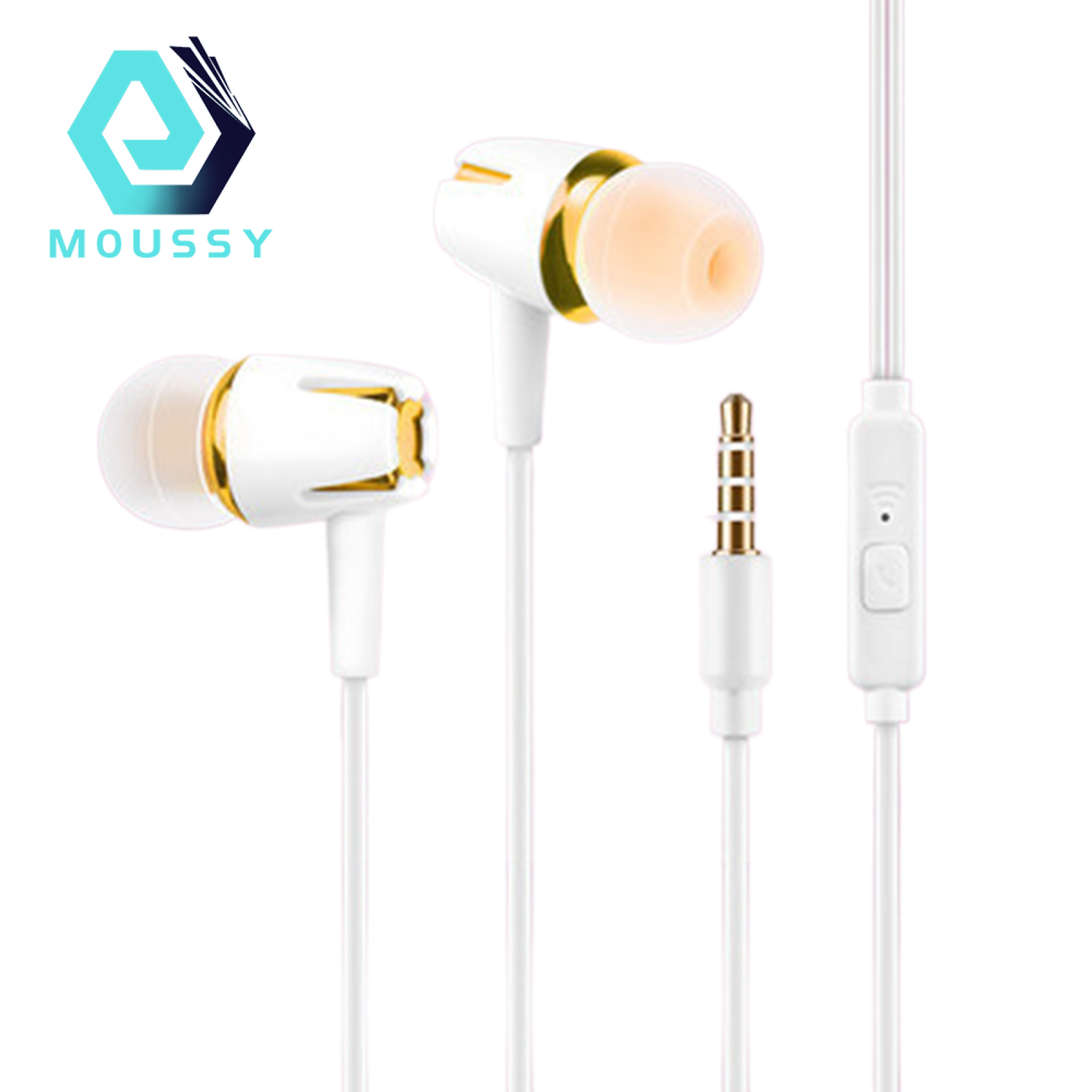 Wired Universal Noise Cancelling Stereo In-ear Earphone Phone Headset ...
