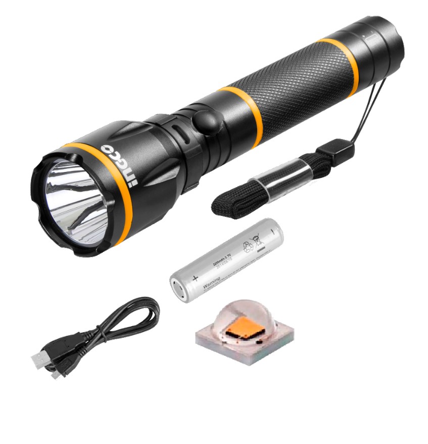 Ingco Flash Light Aviation Grade Aluminum Alloy:6N01-T6 | Daraz.com.np
