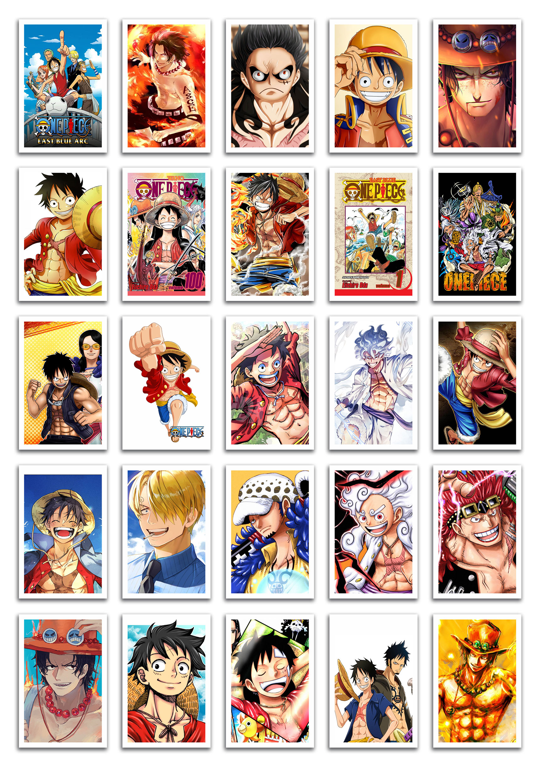 KYVOR One Piece Anime Collectible Lomocard Pack of 25pcs | Daraz.com.np