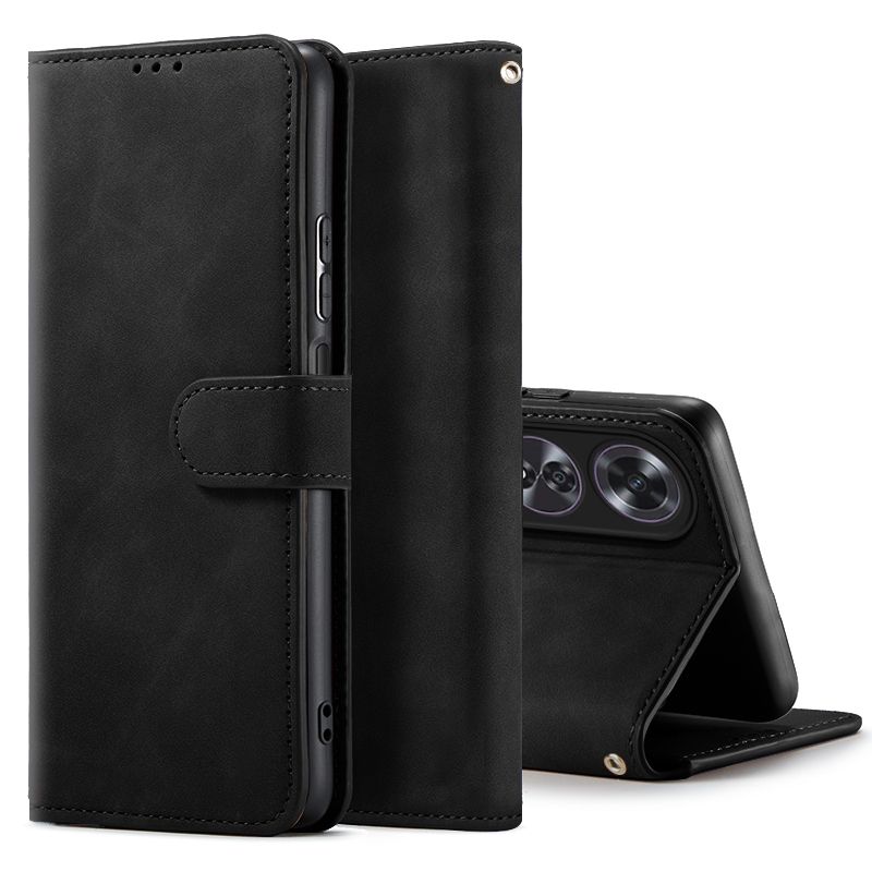 Vantime for OPPO A60 4G PU Leather Wallet Case with Card Slots Magnetic ...