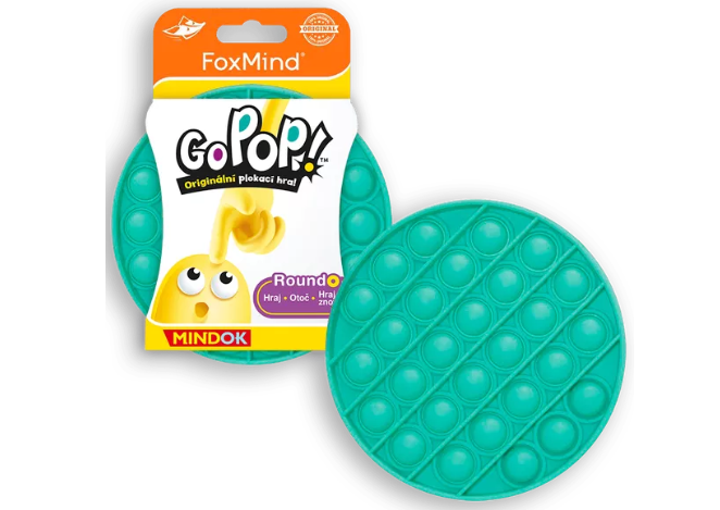 Go Pop! Roundo - Holiday Glitter Red - The Original Popping Game, 3IN1 ...