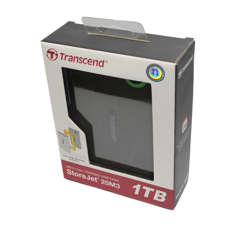 Transcend Portable Hard Drive StoreJet 25M3 1TB | Daraz.com.np