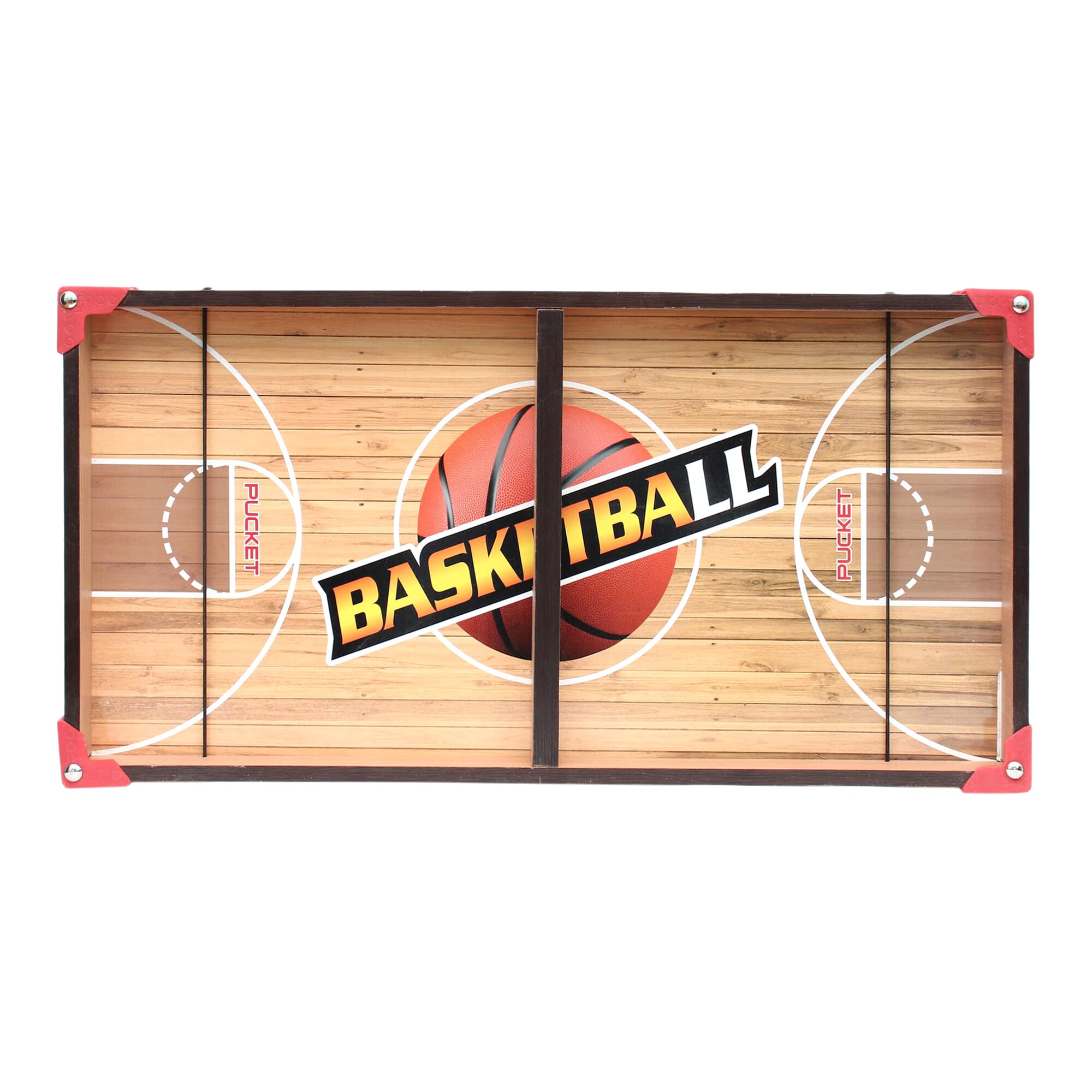 Multi Color Wooden Pucket Basketball 3 In 1 Board With Ludo And Snake ...