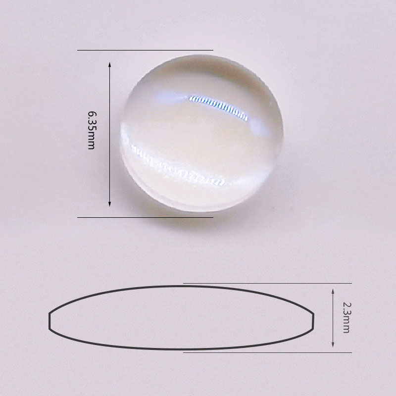 Profession Glass Focusing Lens F10 Focal Length 6.35 Diameter Aspheric ...