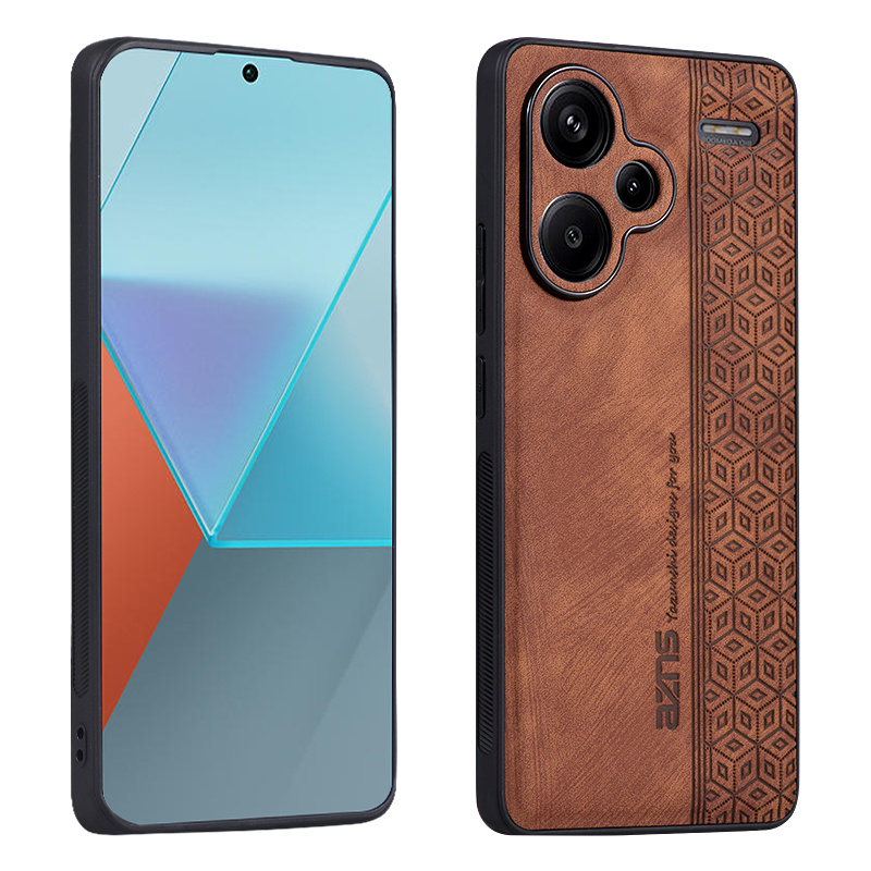 Vantime for Xiaomi Redmi Note 13 Pro Plus 5G Pro+ Case Vintage PU Leather Hard Slim Matte Back ...