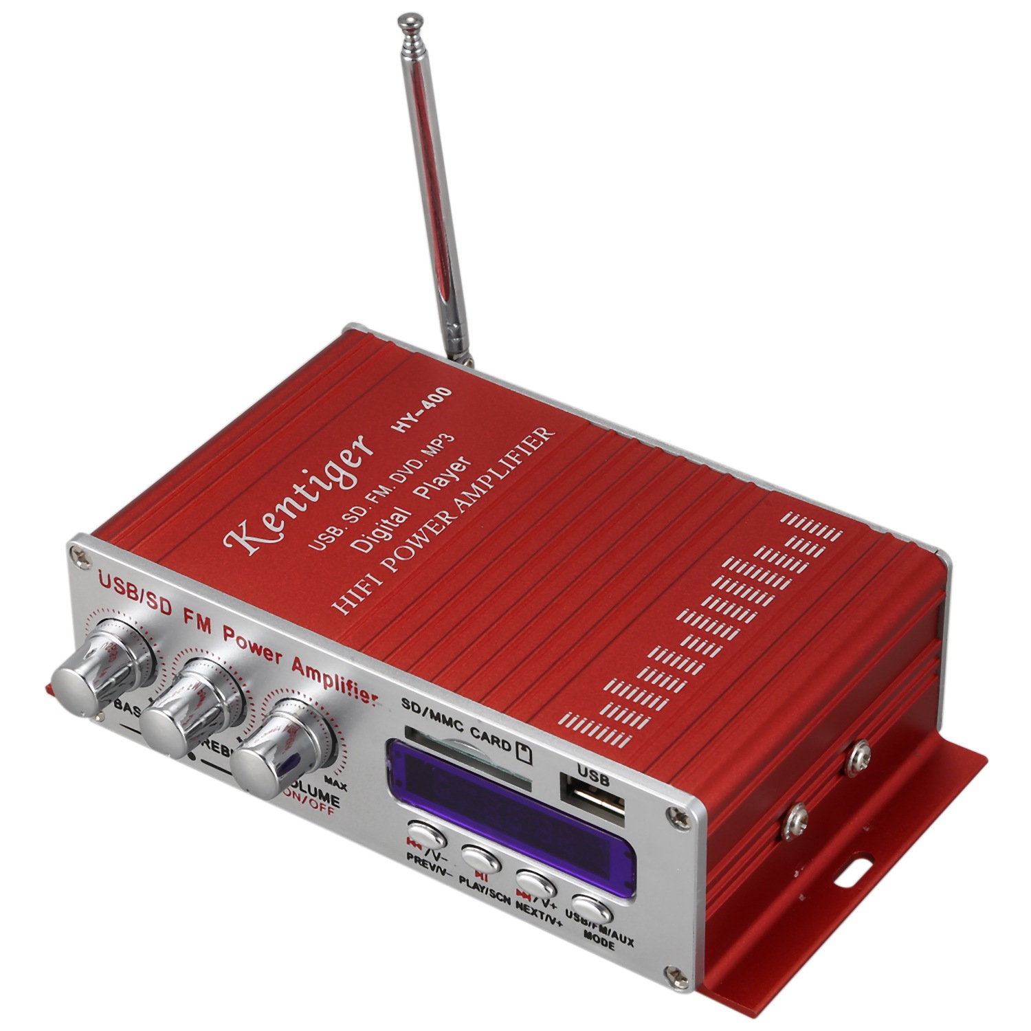 -400 Hi-Fi Car Stereo Amplifier Radio Mp3 Speaker | Daraz.com.np