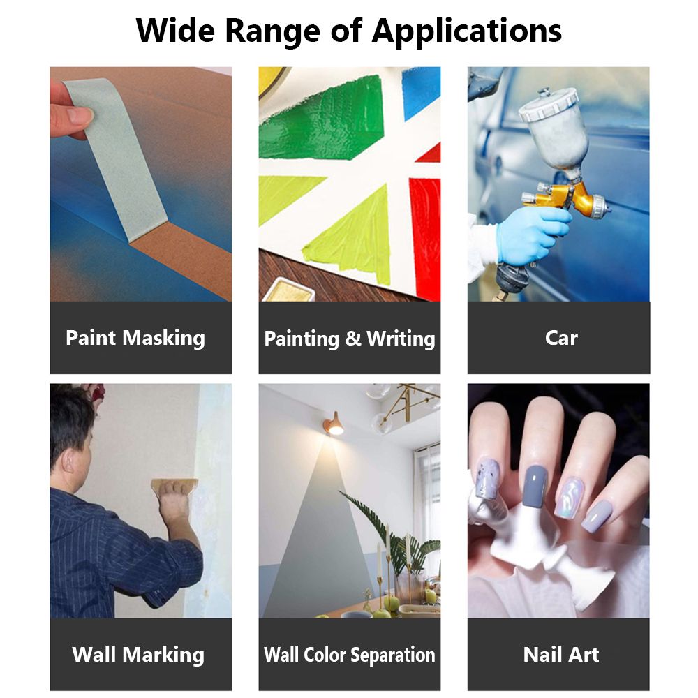 15M High Quality Adhesive Wall Art Weak Viscous Masking Tape Washi Tape ...