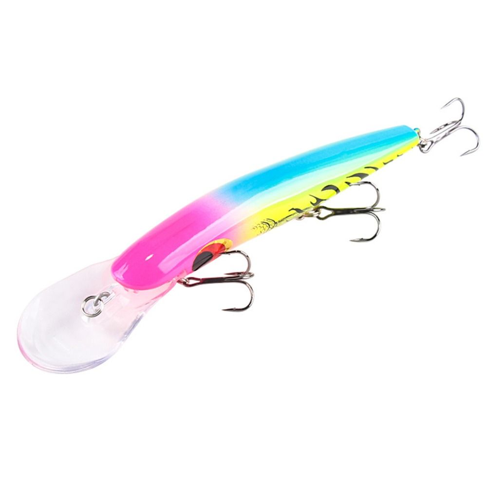 Durable Deep Diving 8M+ Big Minnow Wobbler 10 Color Artificial Hard ...
