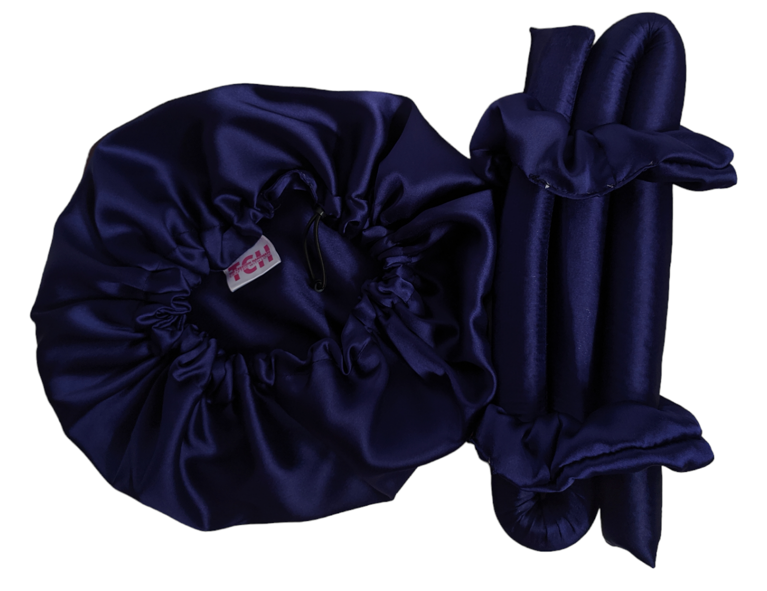 Double Layer Silk Reversible Bonnet With Adjustable And Silk Heatless ...