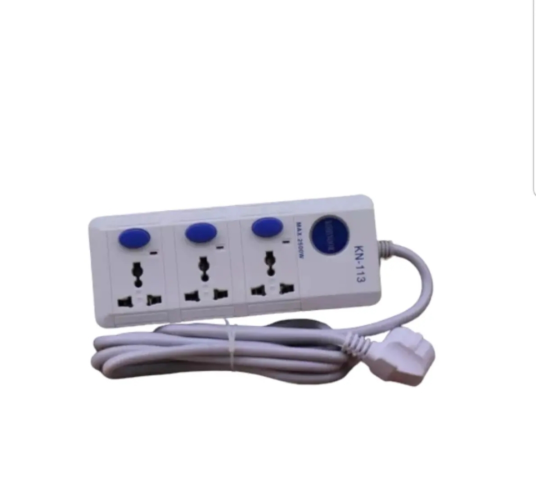 3 Port Multiplug Extension With 3 Meter Cable Lenth | Daraz.com.np