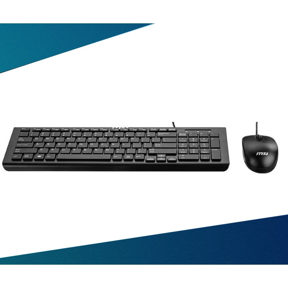 MSI Combo Keyboard and Mouse PK-30 (Compact Size with Numpad | Chiclet ...