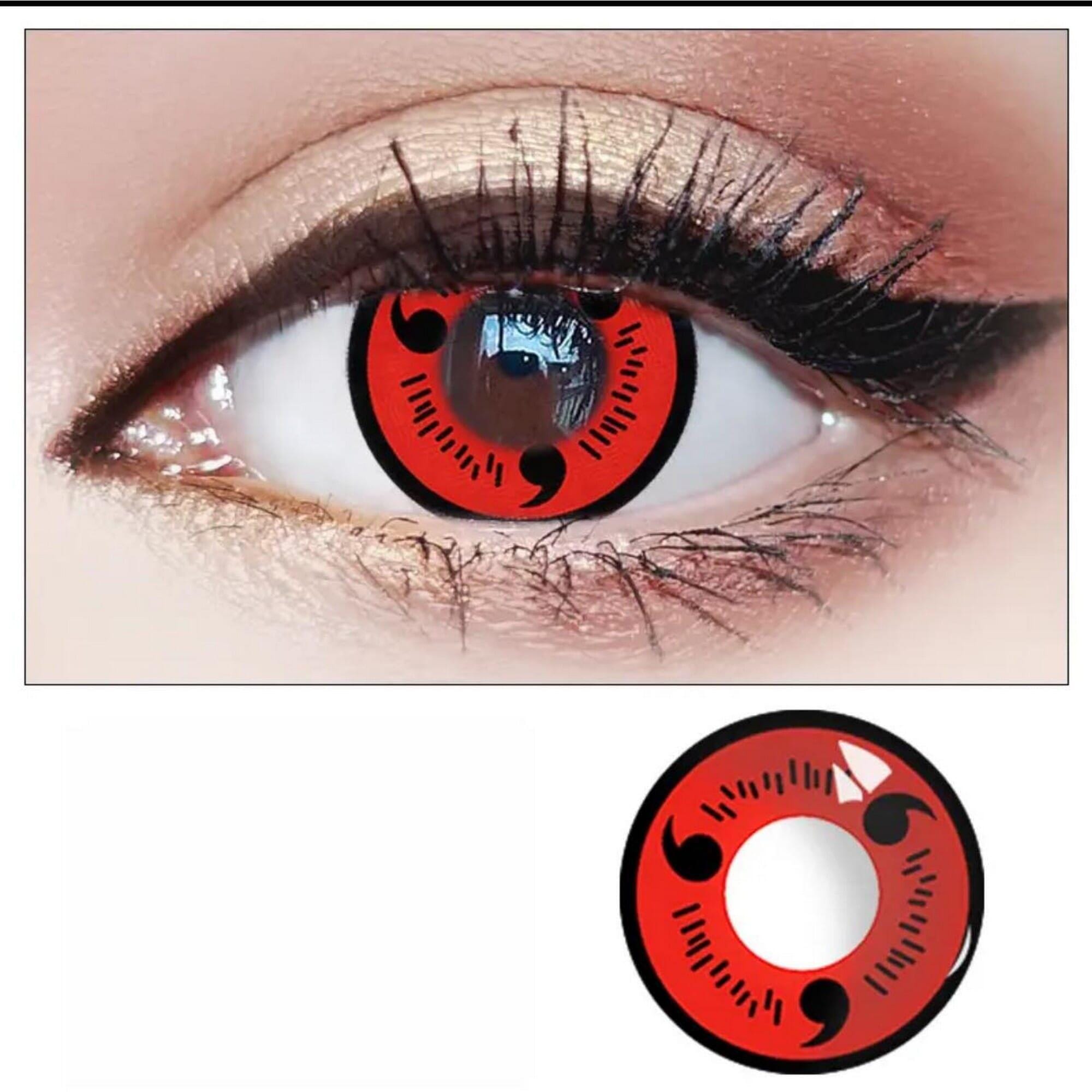 Anime Different Pattern COS Cosmetic Contact Lenses Six-star Glazed ...