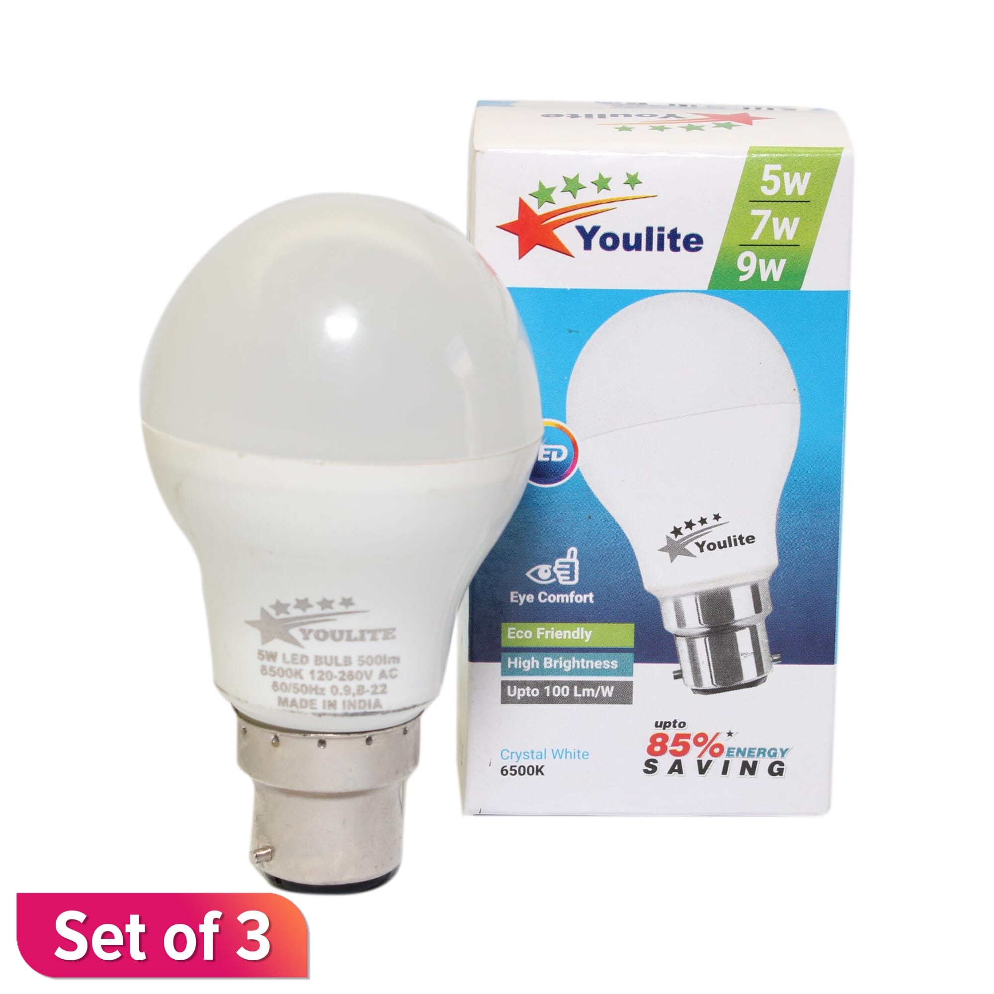 LED Bulb 5w Set Of 3 | Daraz.com.np