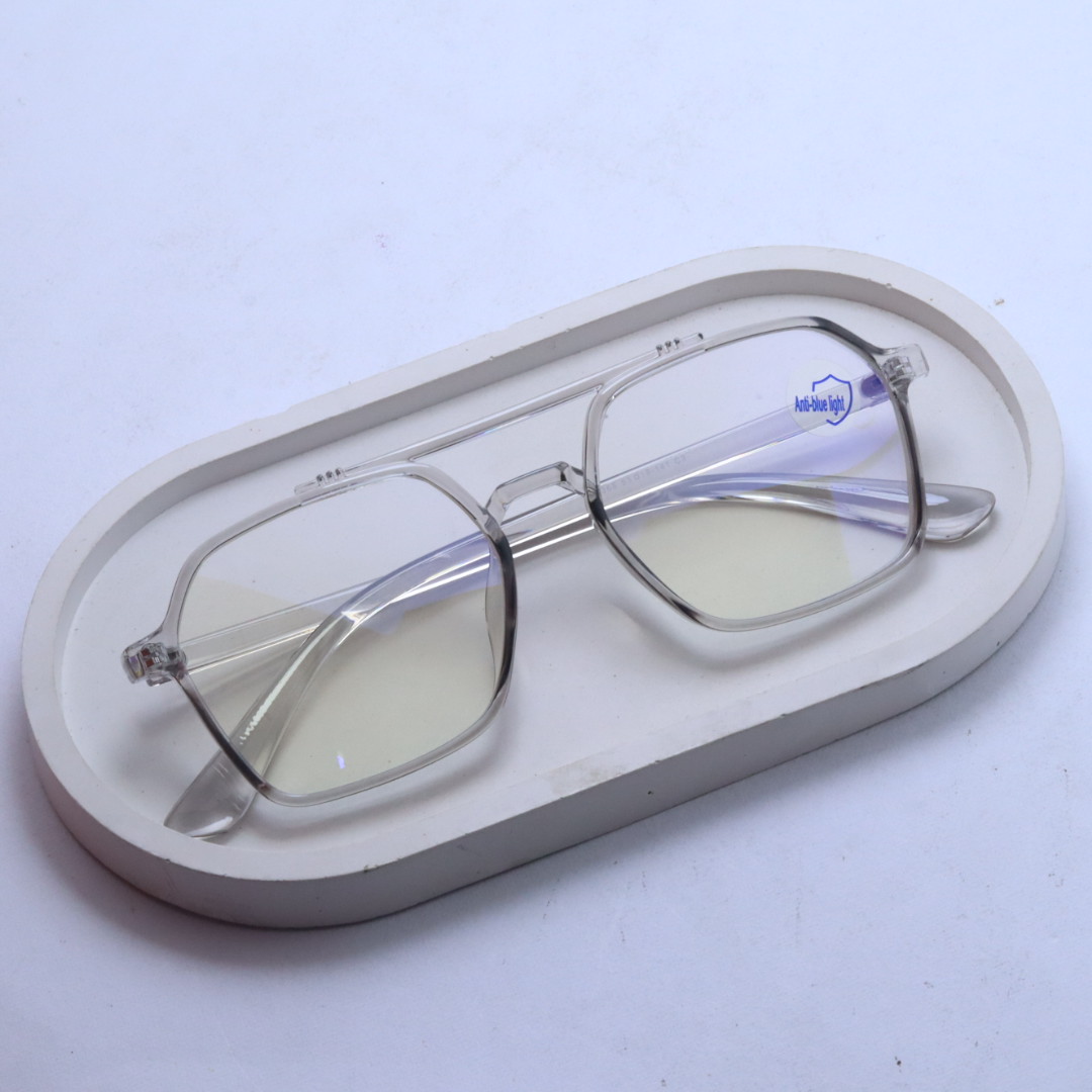 Double Bar Blue Ray Cut Glass For Men | Daraz.com.np