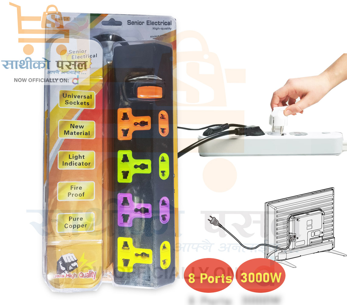 8 Ports Ultra Premium Quality 3000W Multi plug Senior Electrical Heavy ...