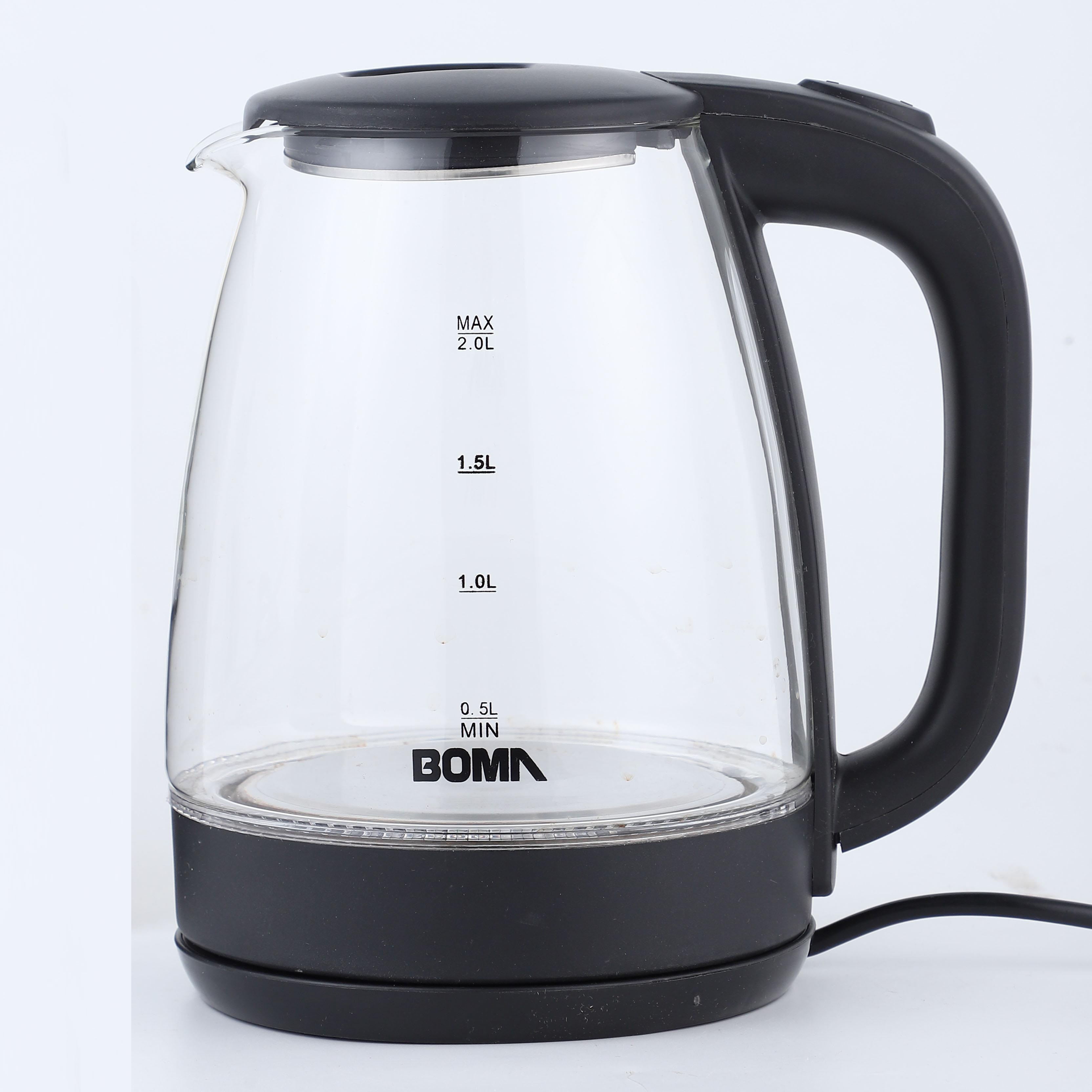 BOMA Electric Kettle 2.0 Liter, Stainless Steel Inner Lid, 1500W Power ...