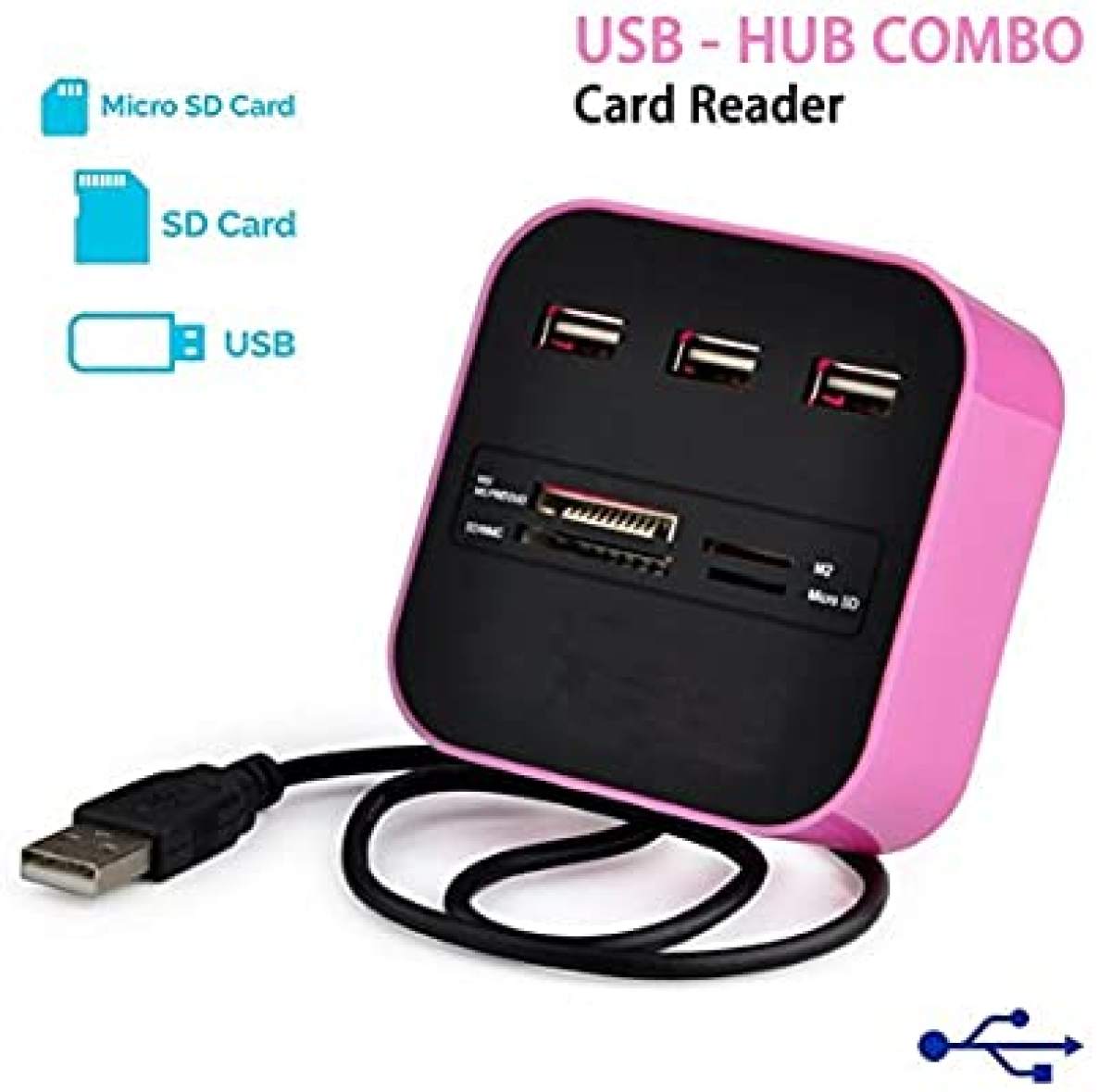 All In One Combo Card Reader With USB Hub | Daraz.com.np