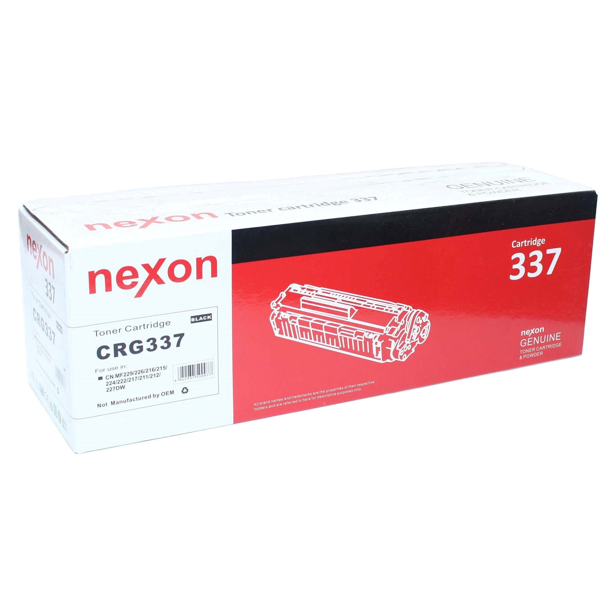 Nexon 337 Toner Cartridge For canon Mf241D, Mf232W, MF211, MF212w ...