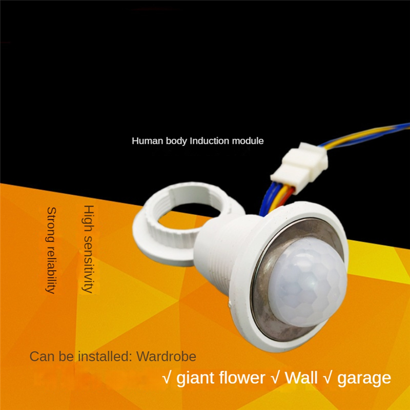 Motion Sensor Light Switch AC85-265V PIR Sensor for Lighting Time ...